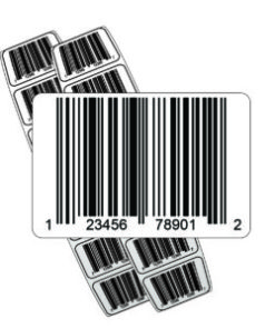 Preprinted Labels with UPC Barcode - Rolls Archives